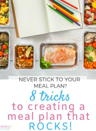 how to create a meal plan you will actually stick to – Mommy Can't ...