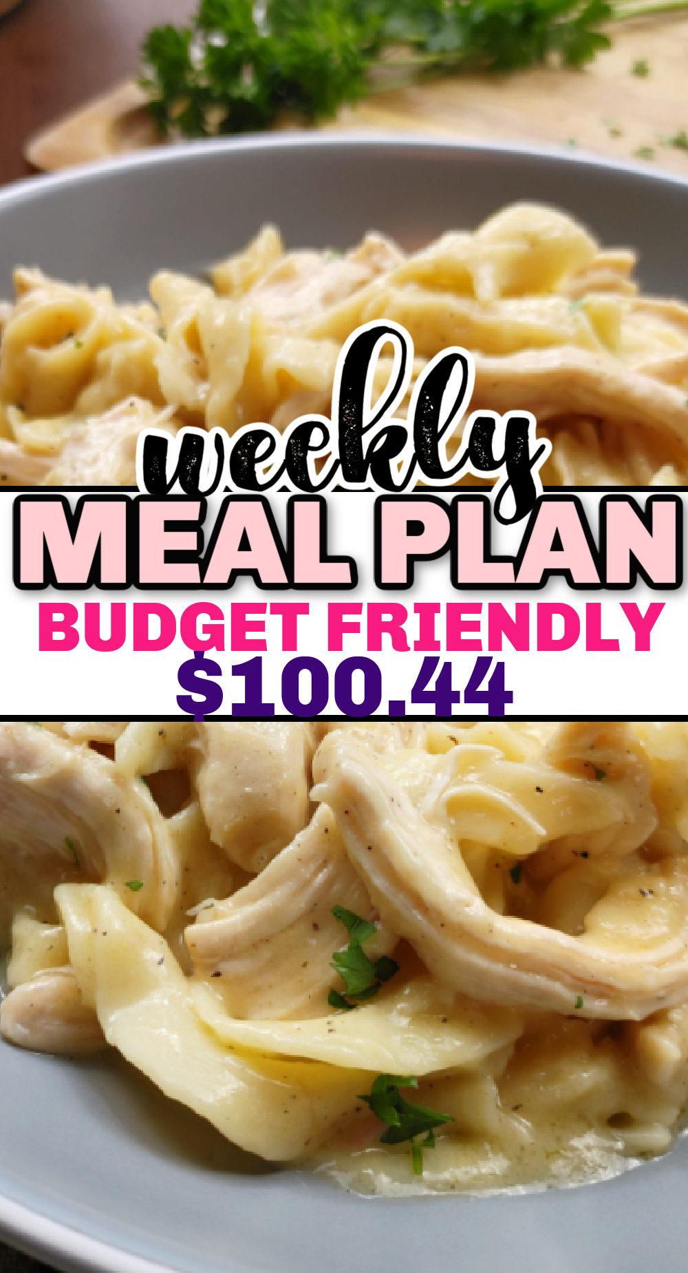 Weekly Meal Plan Budget Friendly $100.44 – Mommy Can't Afford That